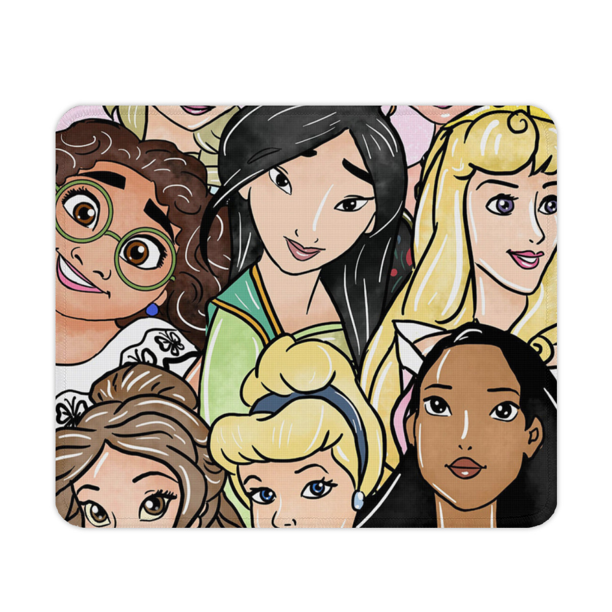 Dis-ney Princess Mouse Pad Gaming Mousepad Cartoon Office Laptop Desk ...