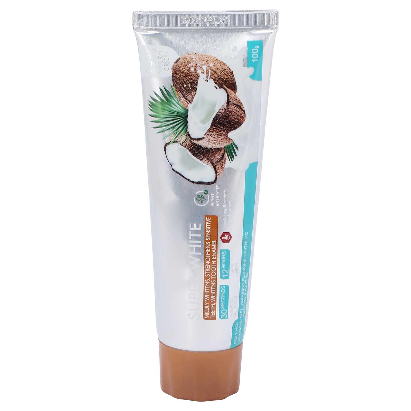 Disaar Adult Organic Natural Coconut Repairing Whitening Toothpaste ...