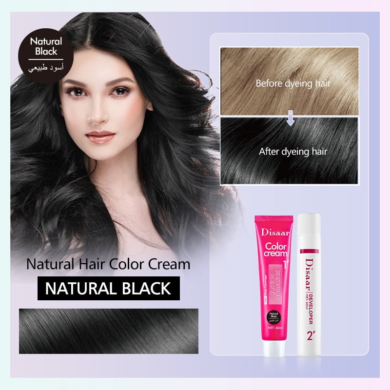 Disaar dual color color changing hair cream that does not fade, easy to ...