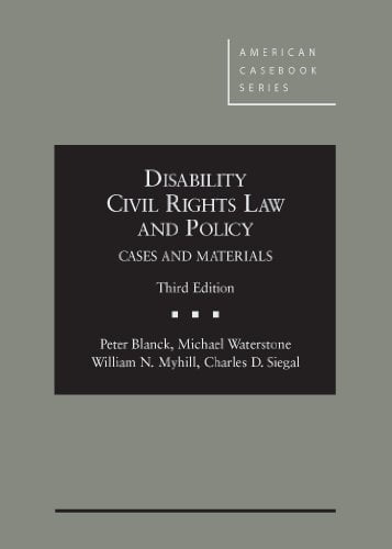 Pre-Owned Disability Civil Rights Law and Policy: Cases and Materials ...