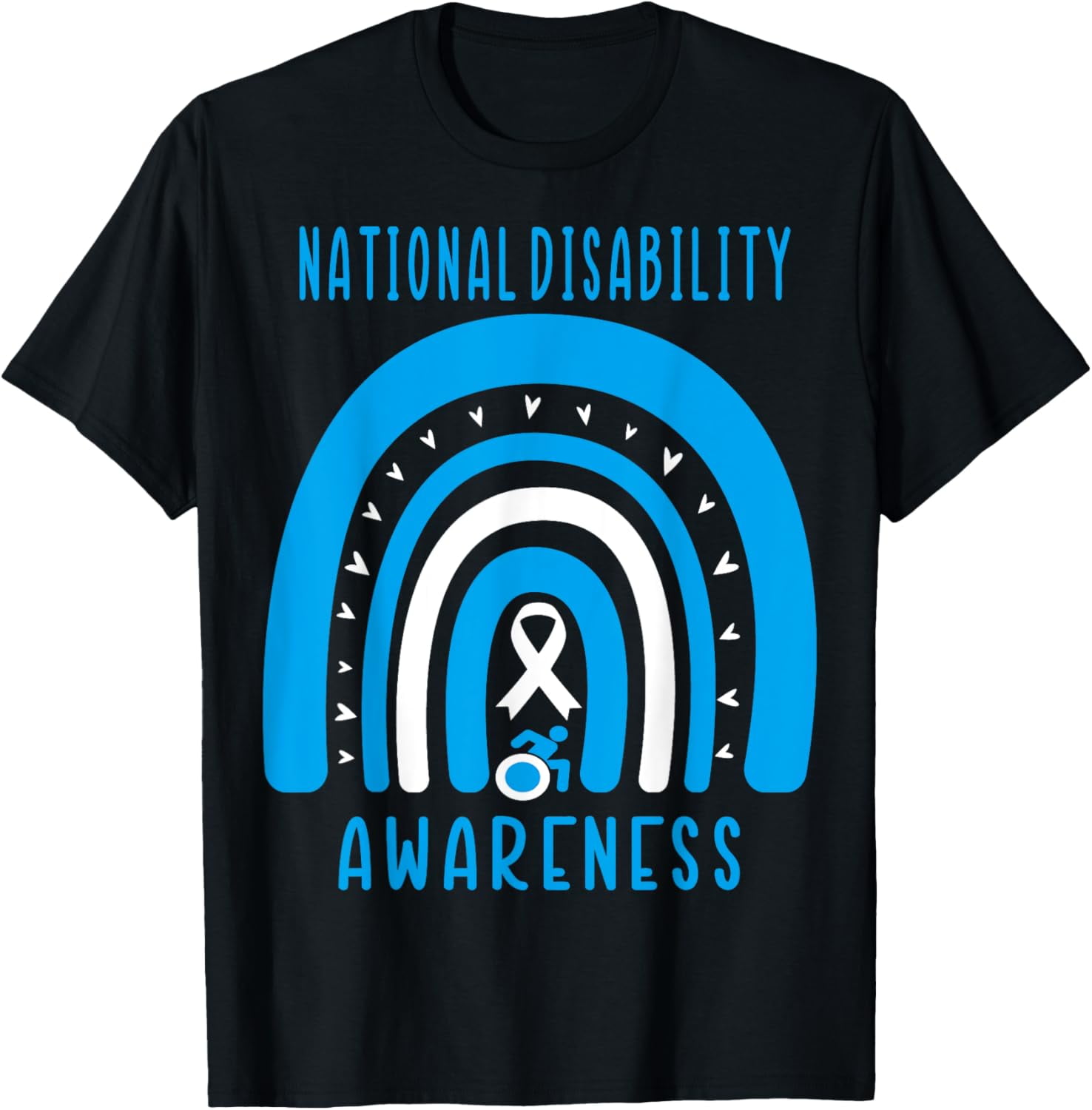 Disability Employment Awareness Month disability pride month T-Shirt ...