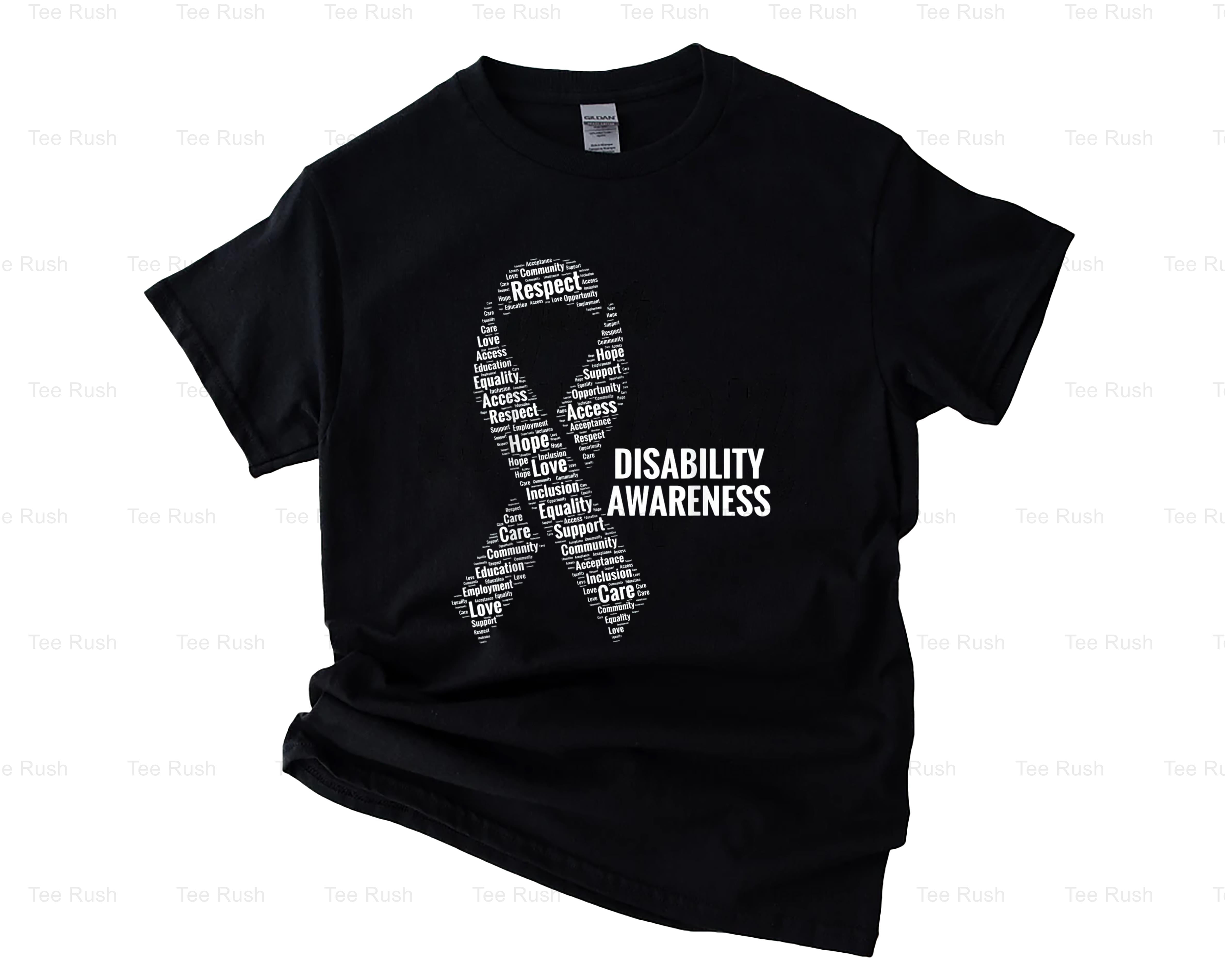 Disability Not Bad Word Happy Disability Pride Month, Awareness, Ally,T ...