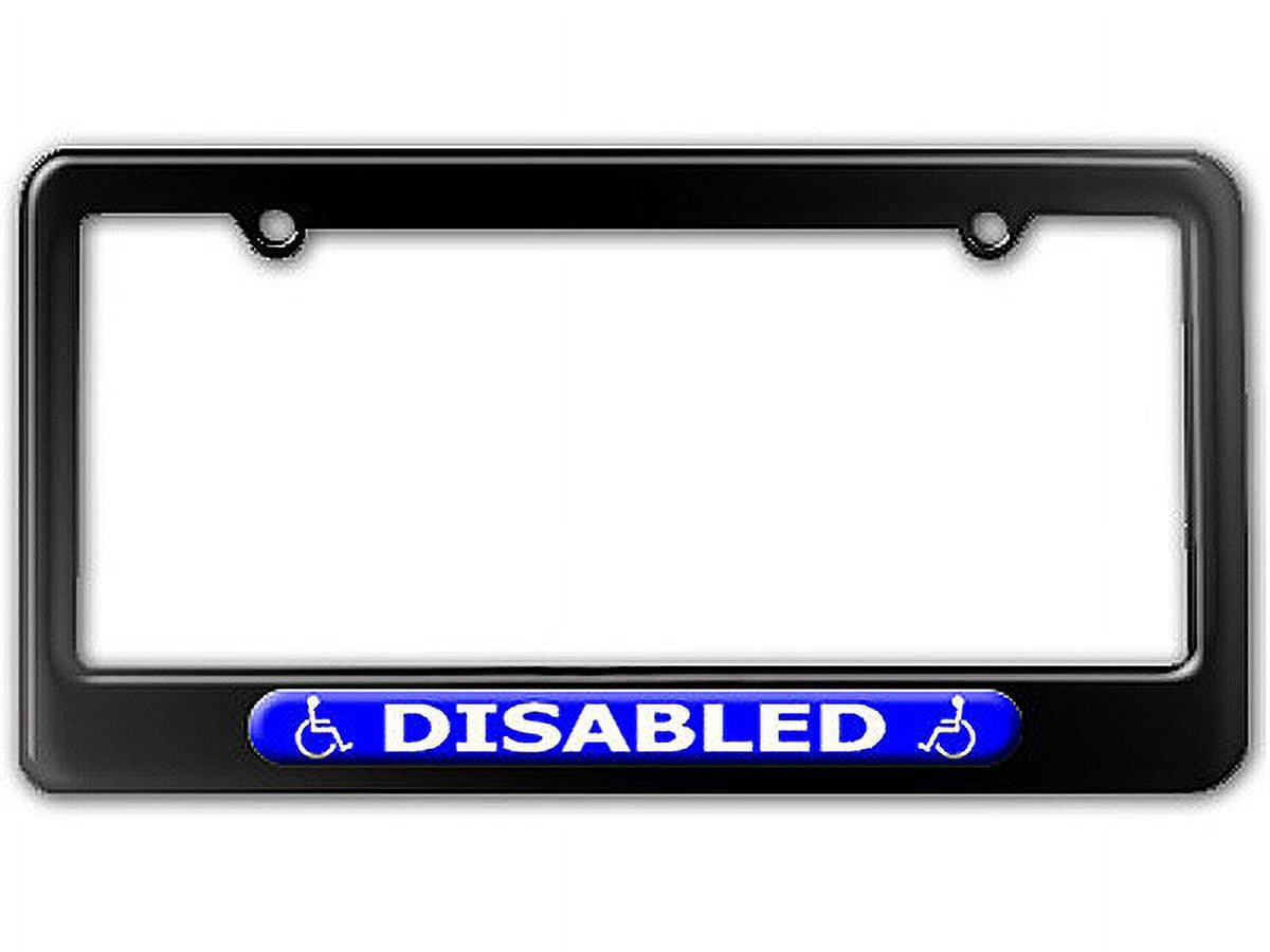 Disabled - Handicapped License Plate Frame - Walmart.com