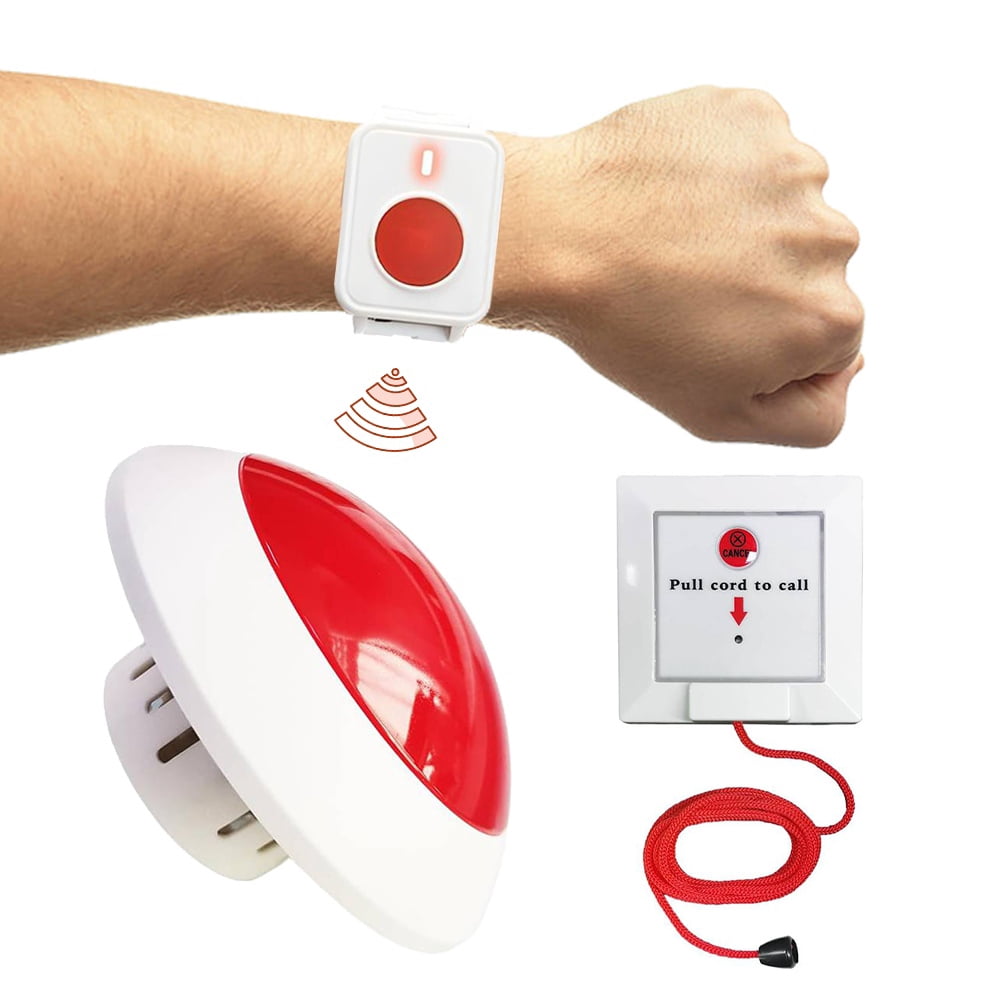 Disabled Person Toilet Alarm Bathroom Wireless SOS Bell for Elderly ...