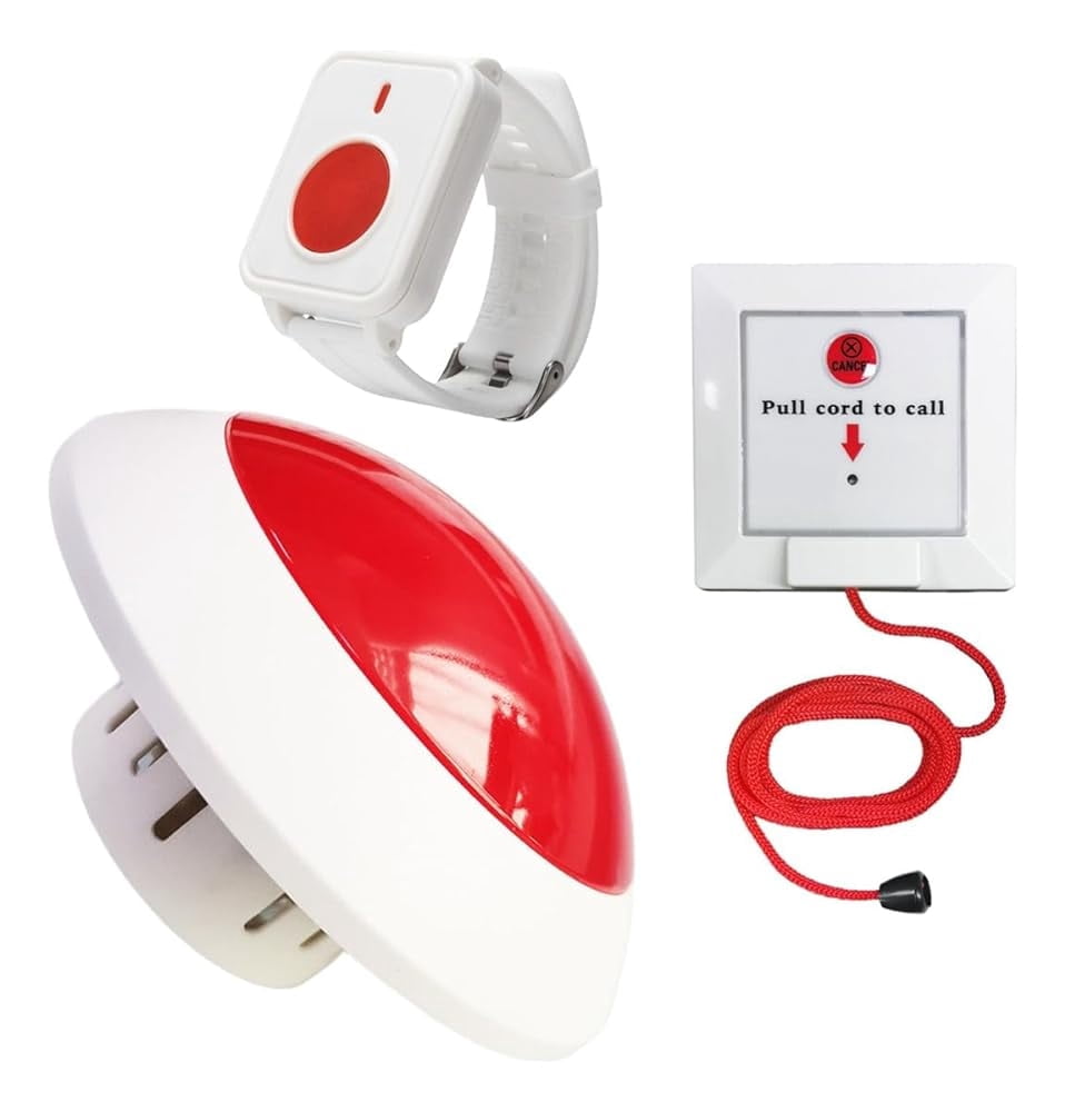 Disabled Person Toilet Alarm Bathroom Wireless SOS Bell for Elderly ...