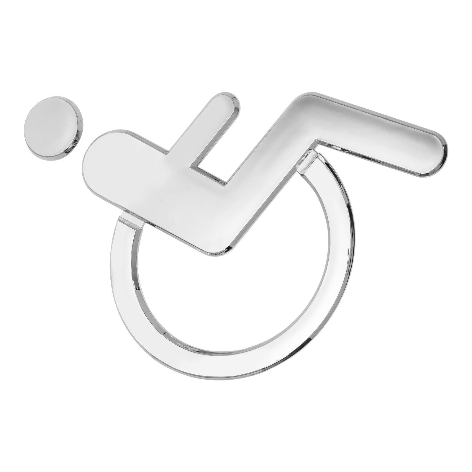 Disabled Sign Wheelchair Toilet Simple Emblems Sticker Decals Restroom ...