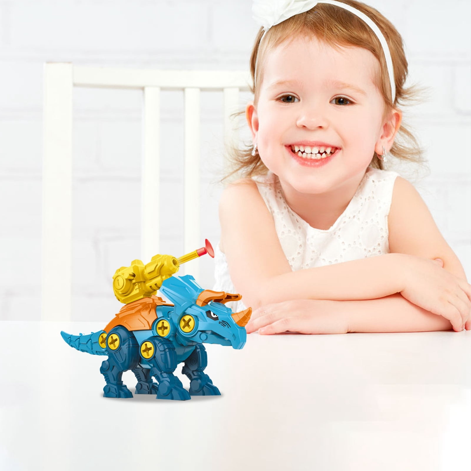 Disassemble Dinosaur Egg Battery Shooting Toy Boy Children Egg Puzzle ...