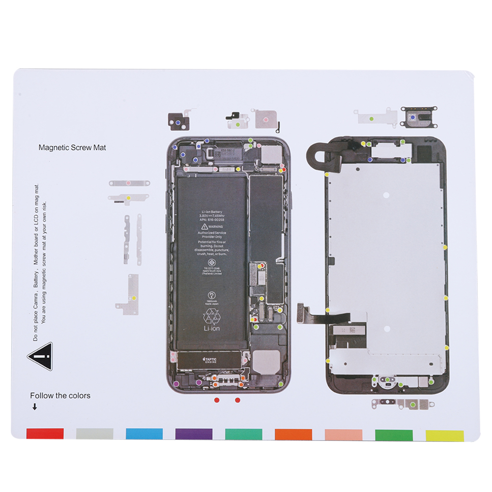 Disassemble Screw Memory Magnetic Screw Chart Mat for iPhone 7 ...
