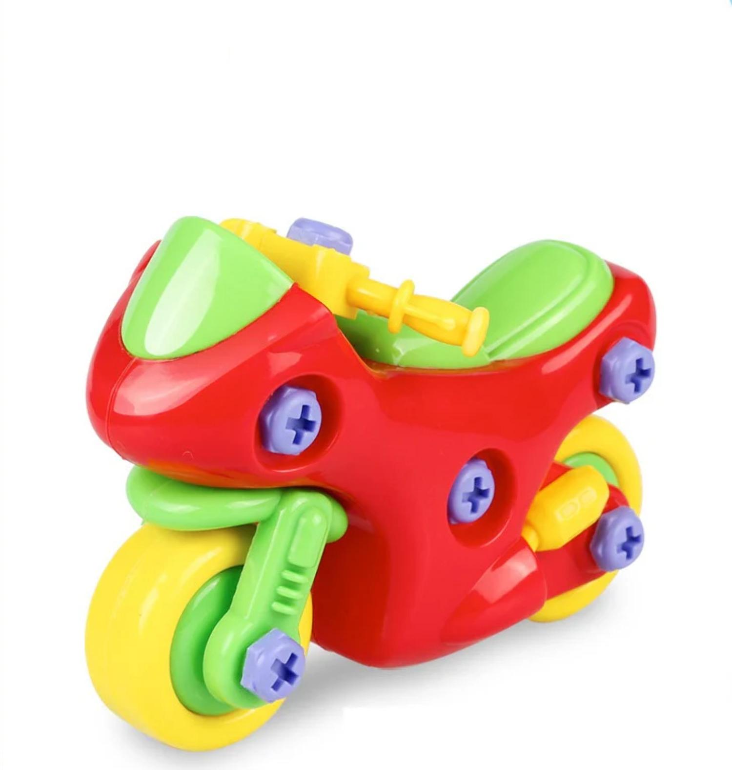 Disassembly Assembly Blocks Toys DIY Motorcycle Car Modeling Building ...