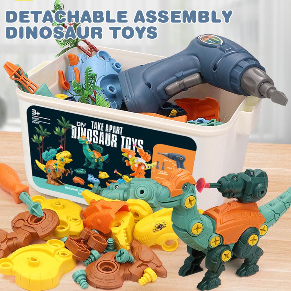Disassembly dinosaur toy set 2PCS Amazon disassembly dinosaur children ...