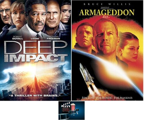 Disaster Double Feature ARMAGEDDON & DEEP IMPACT 2 DVD Set + Movie Take ...