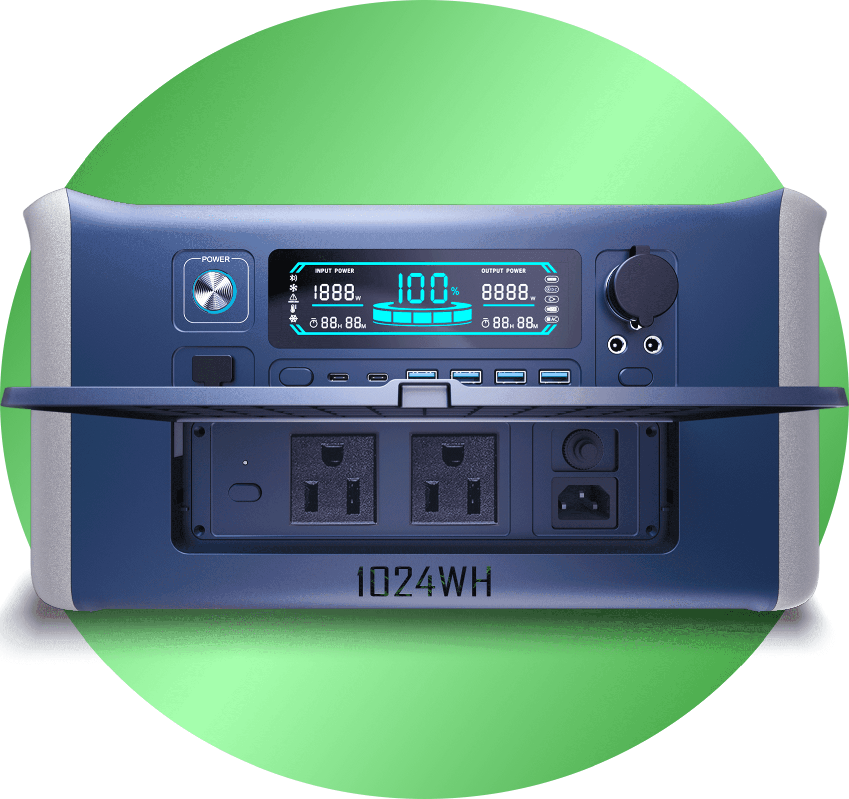 Disaster Relief Aid: 1000W/1500W/2000W Rapid Deployment Emergency Power ...