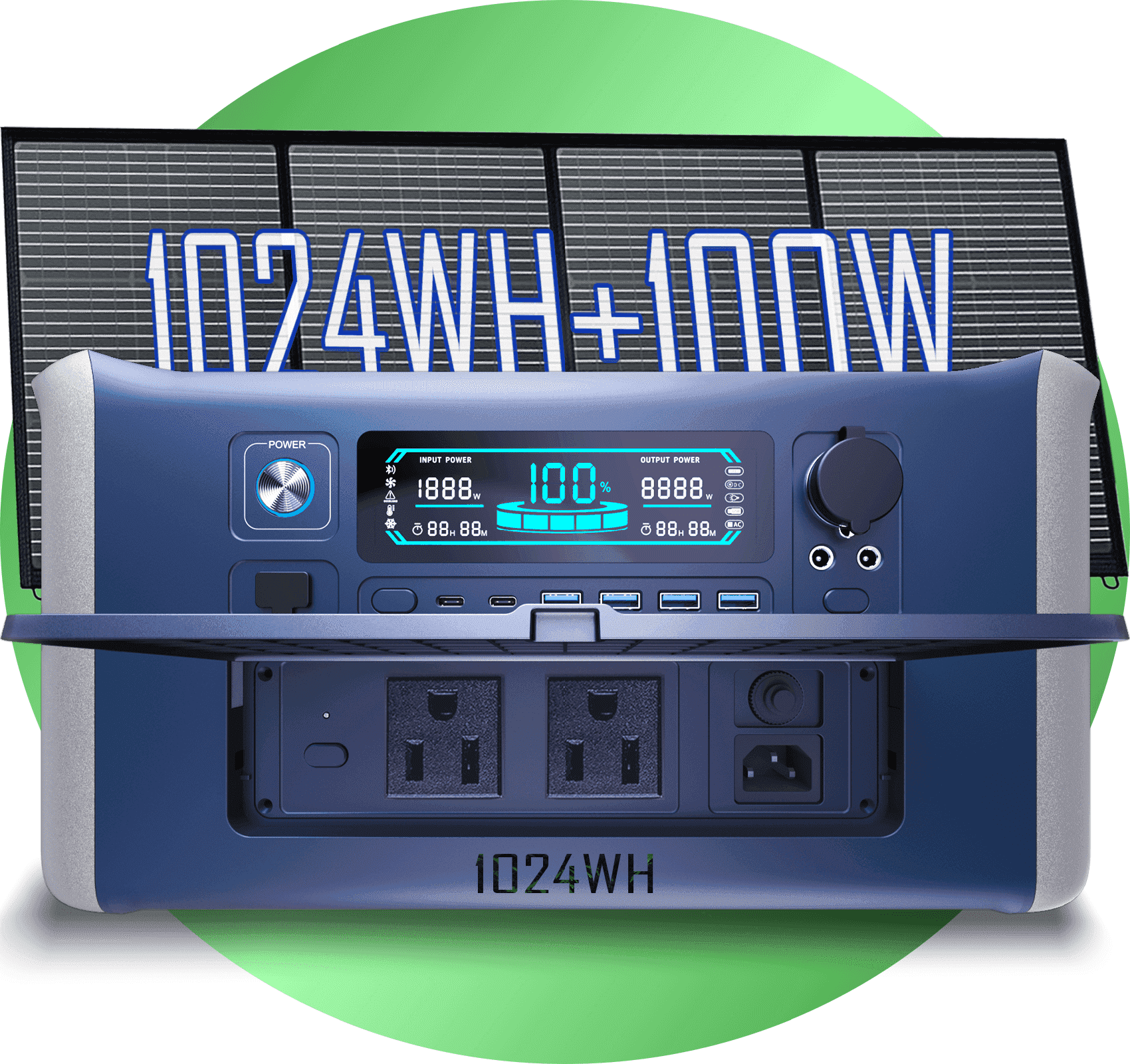 Disaster Relief Aid: Rapid Deployment Emergency Power Unit (1000W/1500W ...