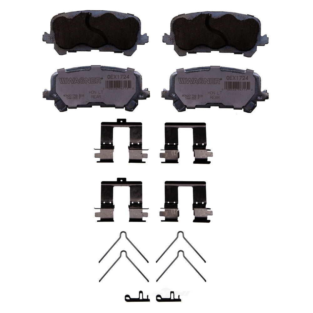 Disc Brake Pad Set Fits select: 2016-2020 HONDA PILOT, 2014-2016 ACURA ...