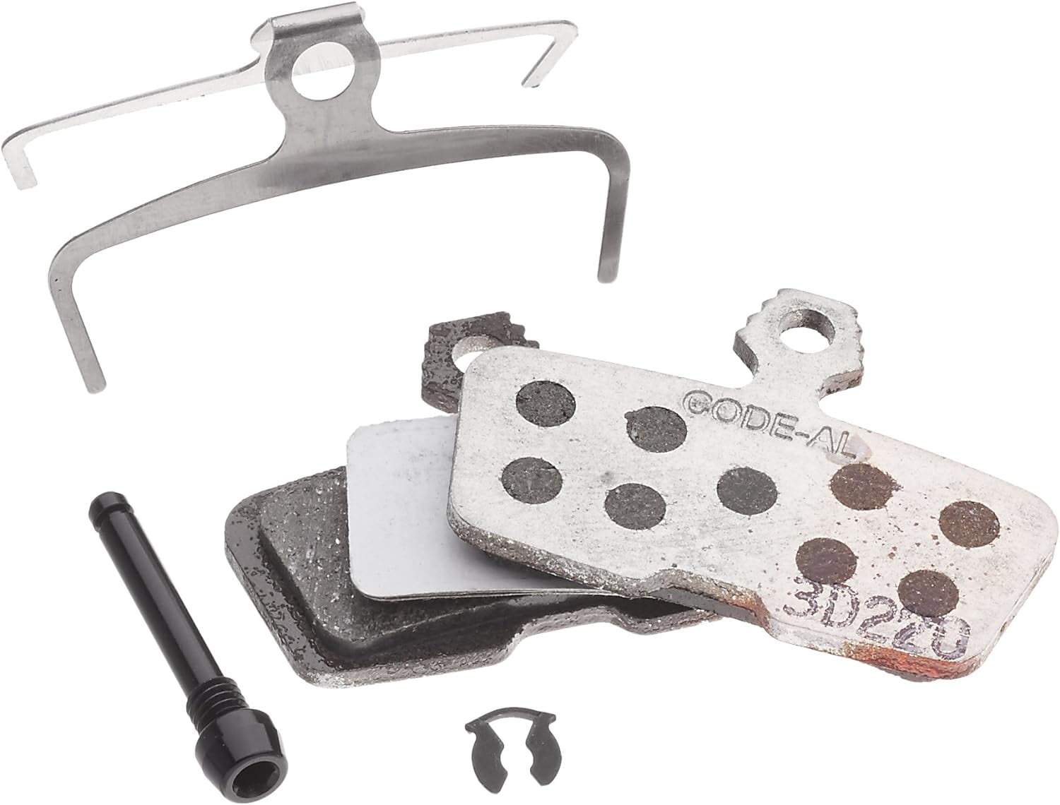 Disc Brake Pads - Organic Compound, Aluminum Backed, Quiet/Light, for ...