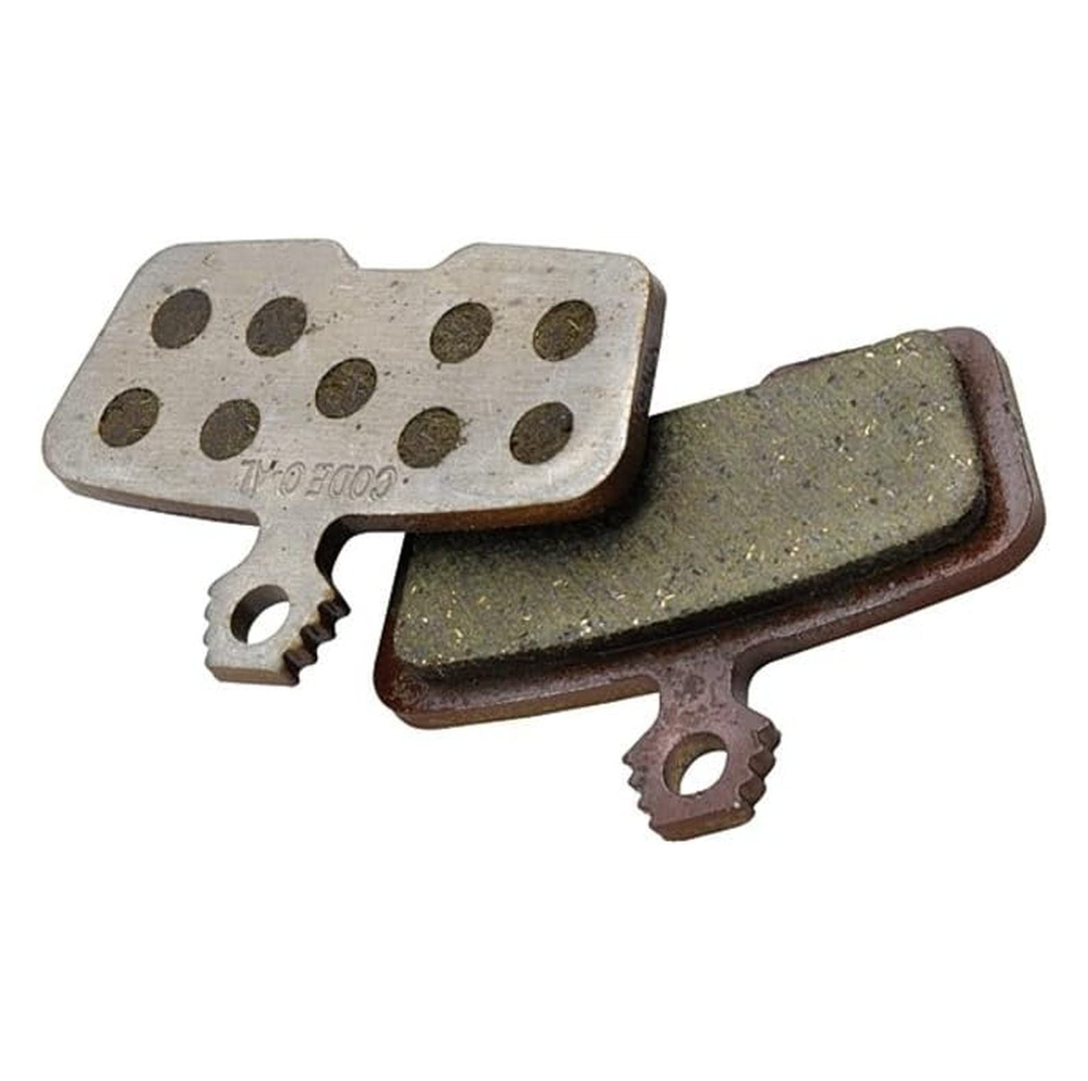 Disc Brake Pads - Organic Compound, Aluminum Backed, Quiet/Light, for ...