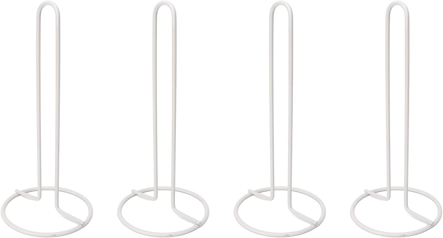 Disc Cone Holders, 4 Pcs White Iron Football Cone Holder Agility Soccer ...