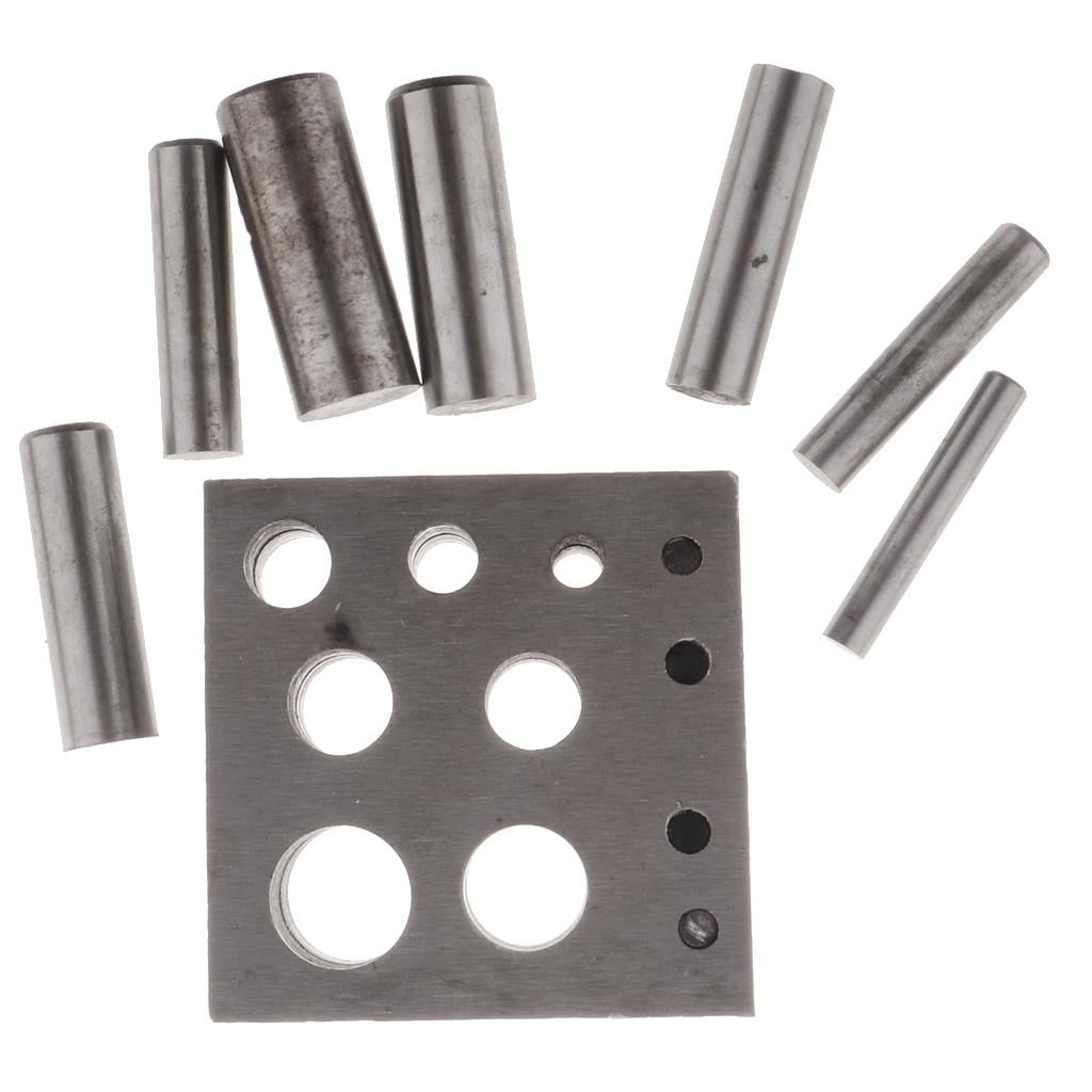 Disc Cutter Punch Set Circle Cutting Punching Tools seven holes ...