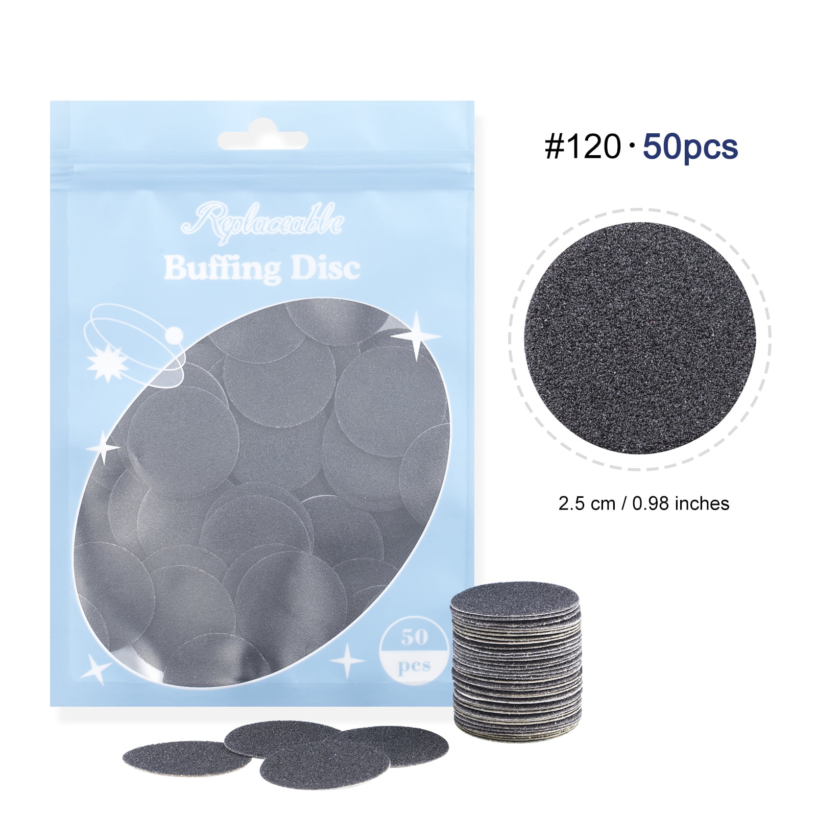 TP Replaceable Sandpaper Disc Cuticle Callus Remove Tool For Electric ...