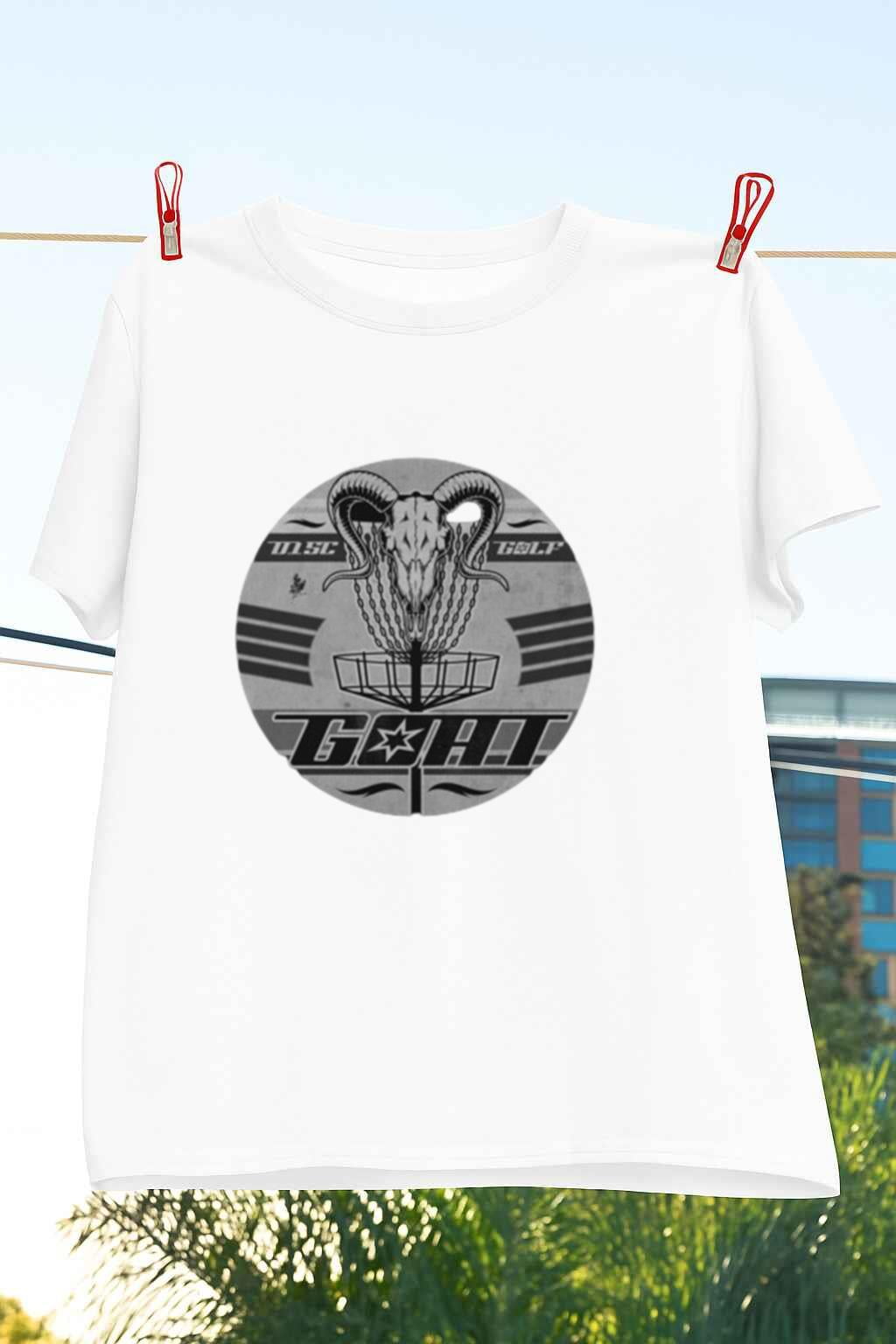 Disc Goat Golf Funny Retro Graphic Unisex T-Shirt Animal Sports ...