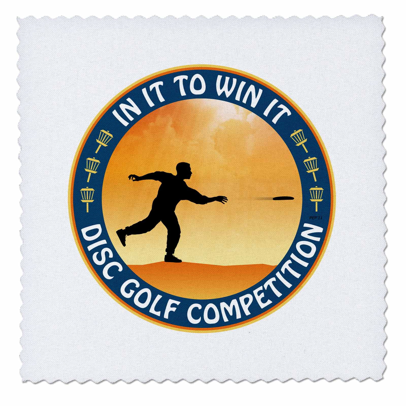 Disc Golf Competition in it to win it with frisbee disc golf player ...