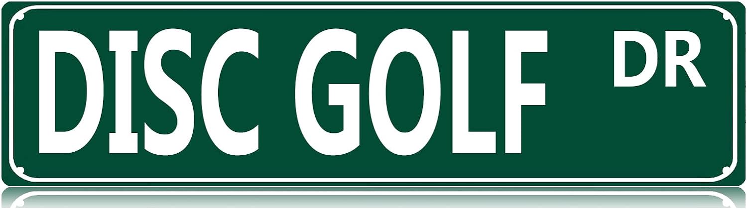 Disc Golf Dr Metal Street Tin Sign Funny Vintage Slim Tin Signs 16 x 4 ...