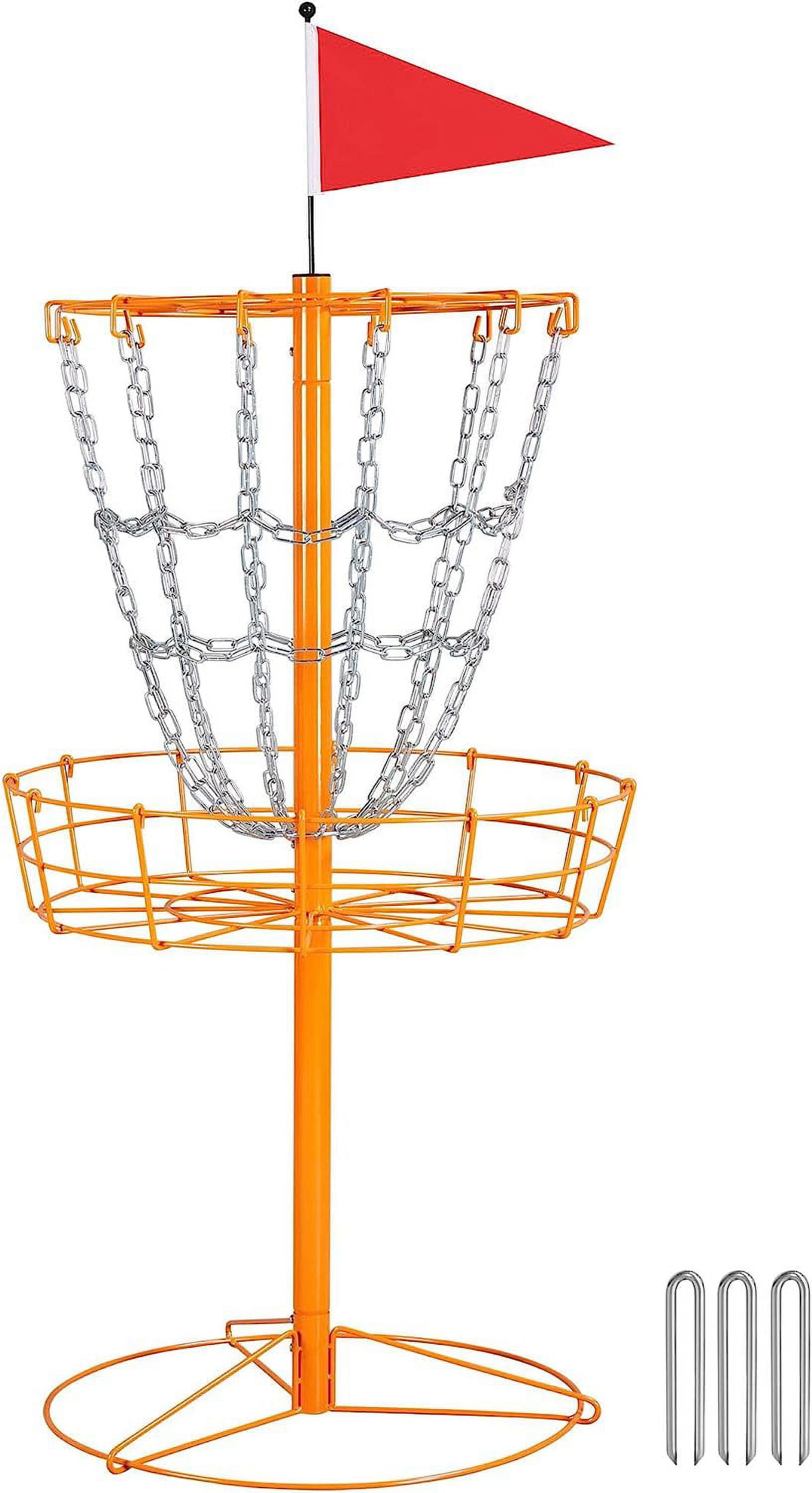 Disc Golf Goal Sport Disc Basket Practice Outdoor Steel Disc Golf Discs ...