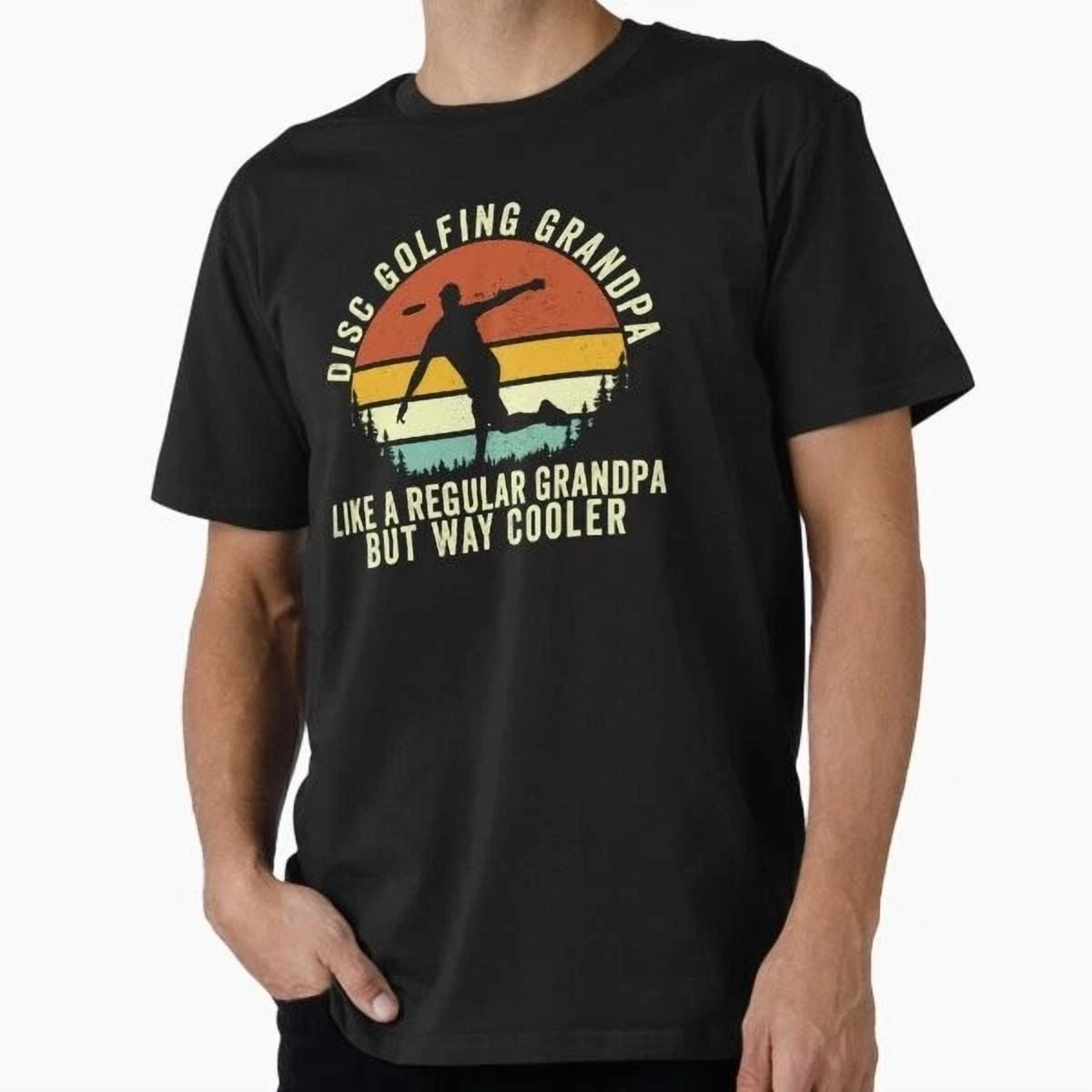 Disc Golf Grandpa Disc Golf Player T-Shirt S-5XL - Walmart.com