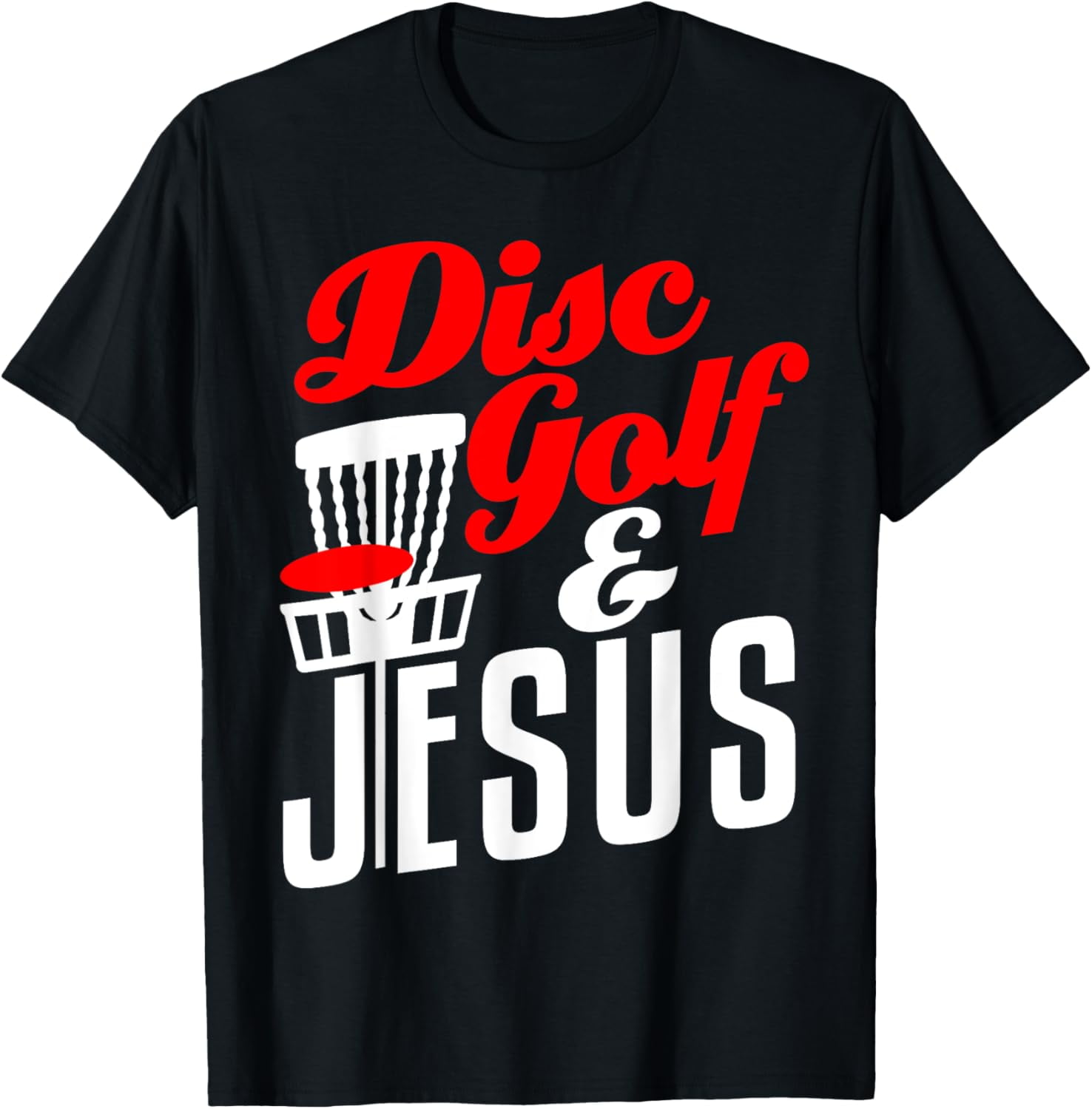 Disc Golf Jesus Christian Funny Golfing Golfer T-Shirt - Walmart.com