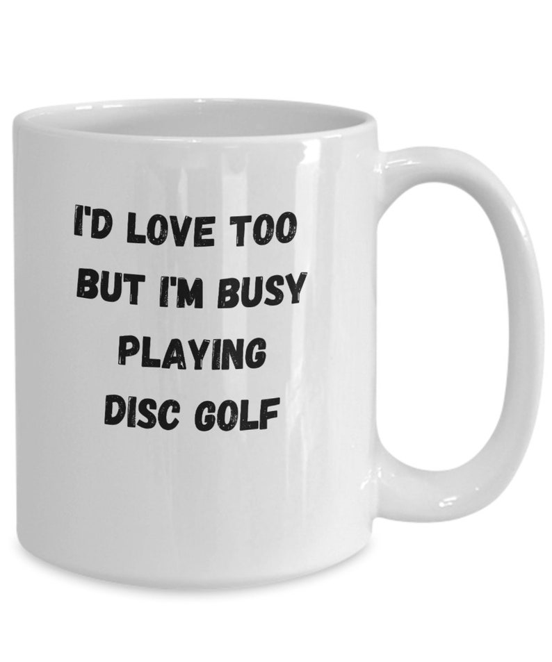 Disc Golf Mug - Funny Ceramic, Durable Mug, Unique Gift Idea for Disc ...