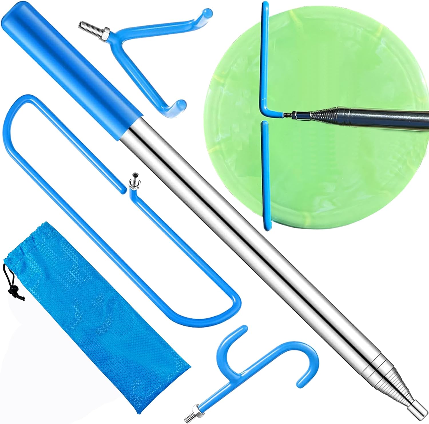 Hinged Cup Retractable Golf Ball Retriever (15 ft) - Walmart.com
