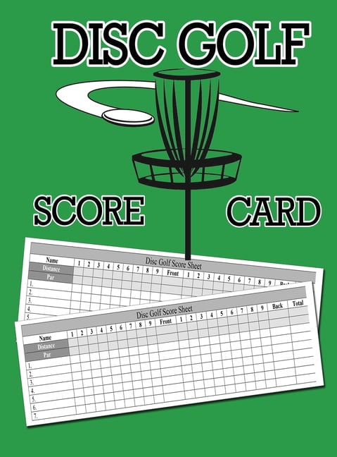 Disc Golf Score Card: 100 Sheets Golf Score Keeper, Golf Notebook, Golf Scorebook (Hardcover ...