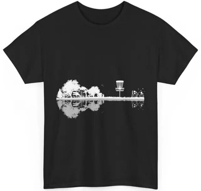 Disc Golf Shirt Disc Golf Guitar Trees TshirtGood Quality T-Shirt Size ...