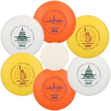 Disc Golf Starter Discs Set | U.S. Landmark Series | 150 Class, 145 ...