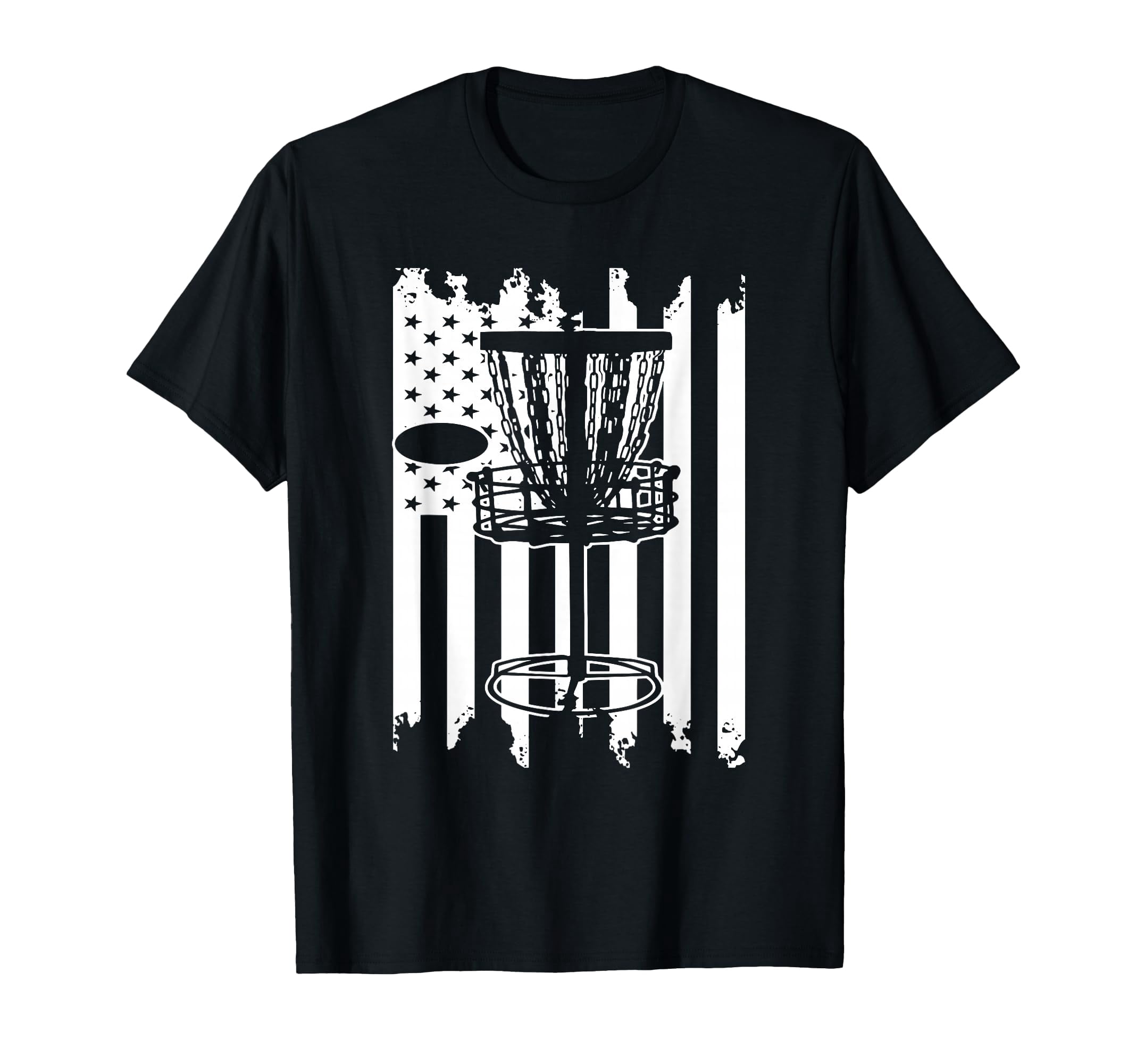 Disc Golf USA Flag - Graphic Design with Disc Golf Basket & American ...