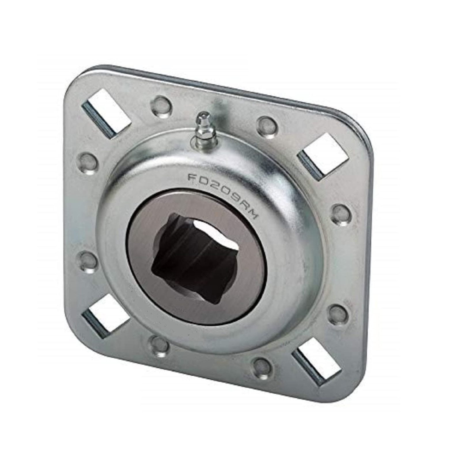 Disc Harrow Bearing 1-1/8" Square Bore 4-0.531" x 0.687" Bolt Holes & 5 ...