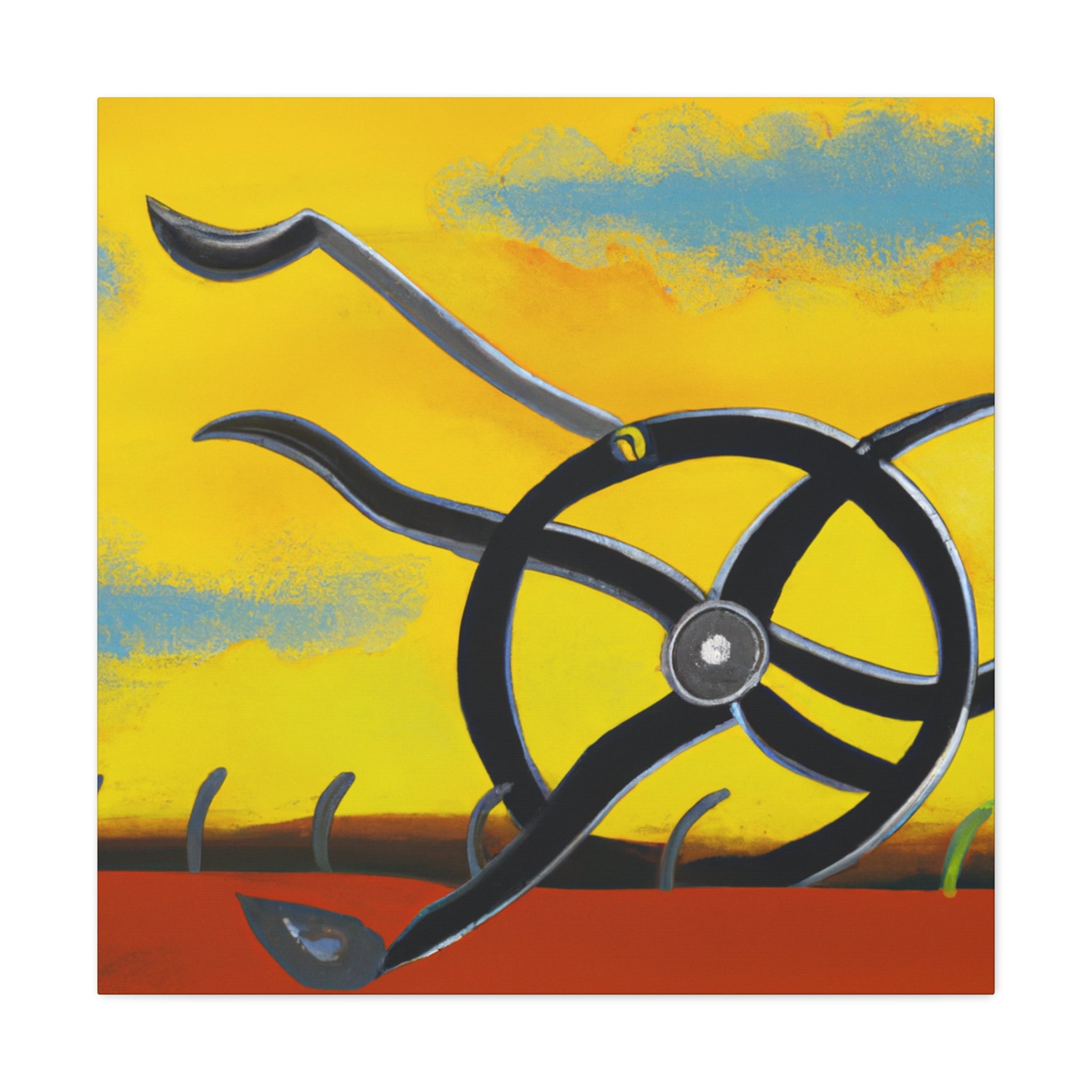 "Disc Harrow Reflections" - Canvas - Walmart.com