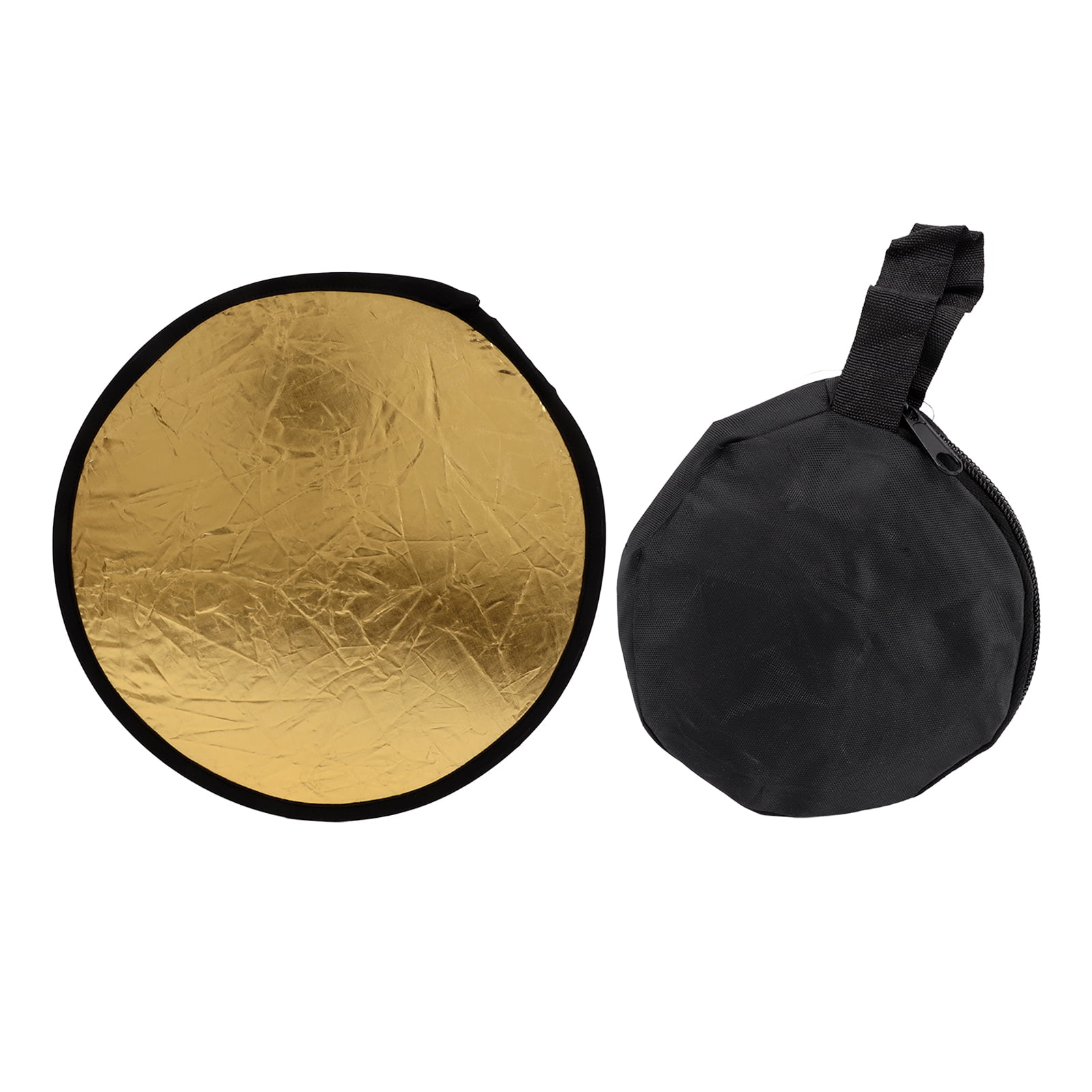 Disc Light Reflector 11.8in Round Gold Silver 2 in 1 Collapsible ...