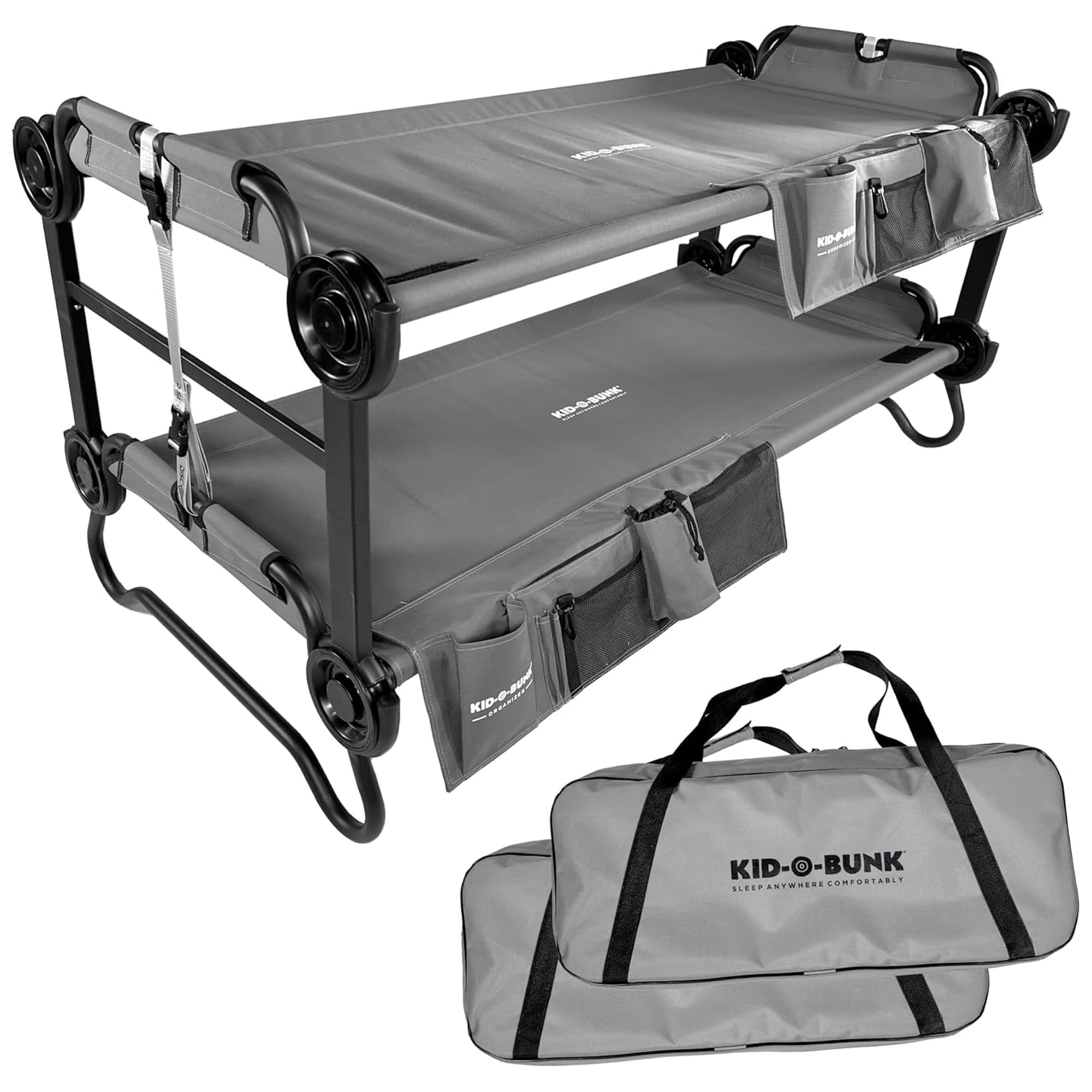 Disc-O-Bed Kid-O-Bunk Portable Twin Fold Camping Children's Comfortable ...