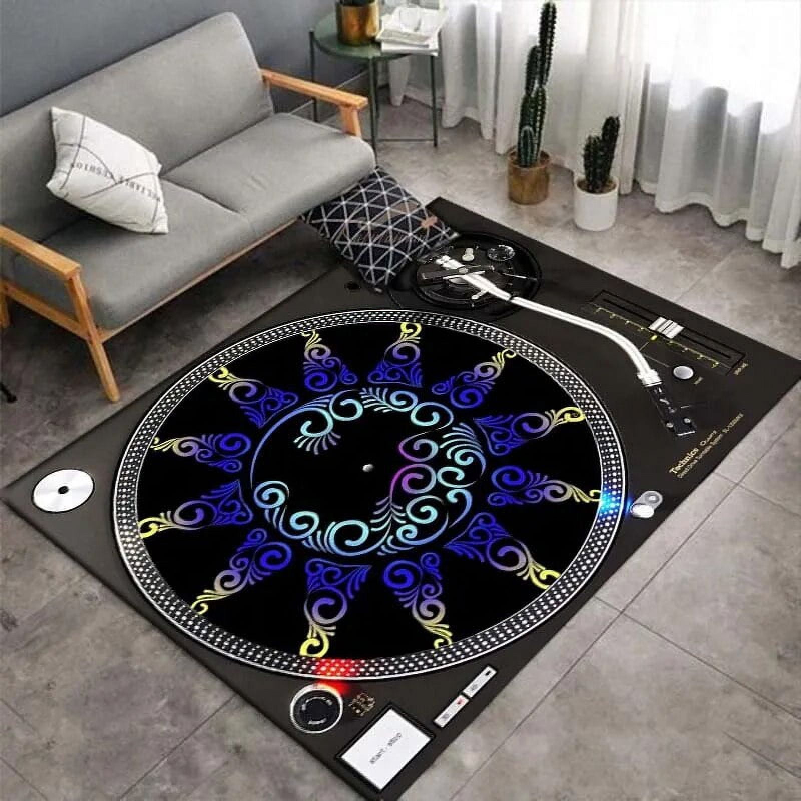 Disc Player Carpet for Living Room Area Rug rative Floor Gift ...