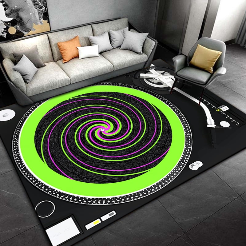 Disc Player Carpet for Living Room Area Rug rative Floor Rug Carpet ...
