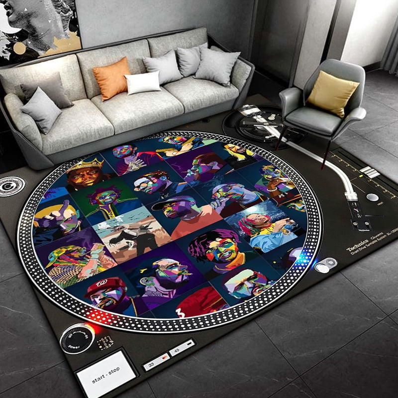 Disc Player Carpet for Living Room Area Rug rative Floor Rug Carpet ...
