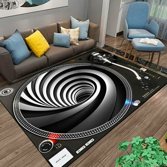 Disc Player Carpet for Living Room Area Rug rative Floor Rug Carpet ...