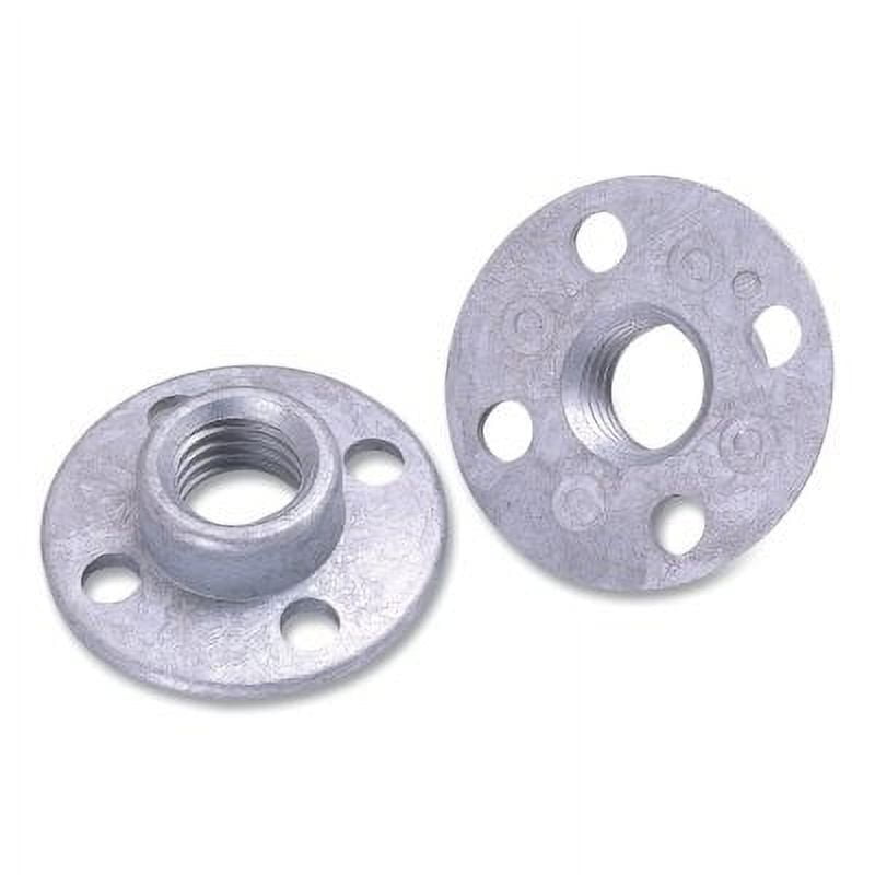 Disc Retainer Nut, 1/2 in L, Silver - Walmart.com
