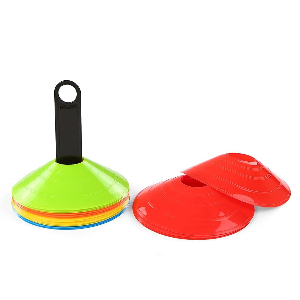 Disc Soccer Cones – Set of 50 Training Marker Cones for Soccer ...