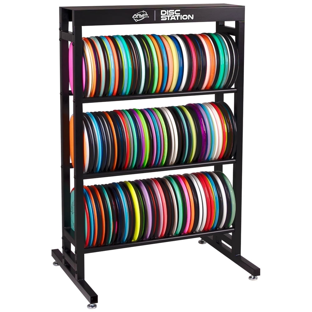Disc Station Disc Storage Rack (3 Shelf / Black) - Walmart.com