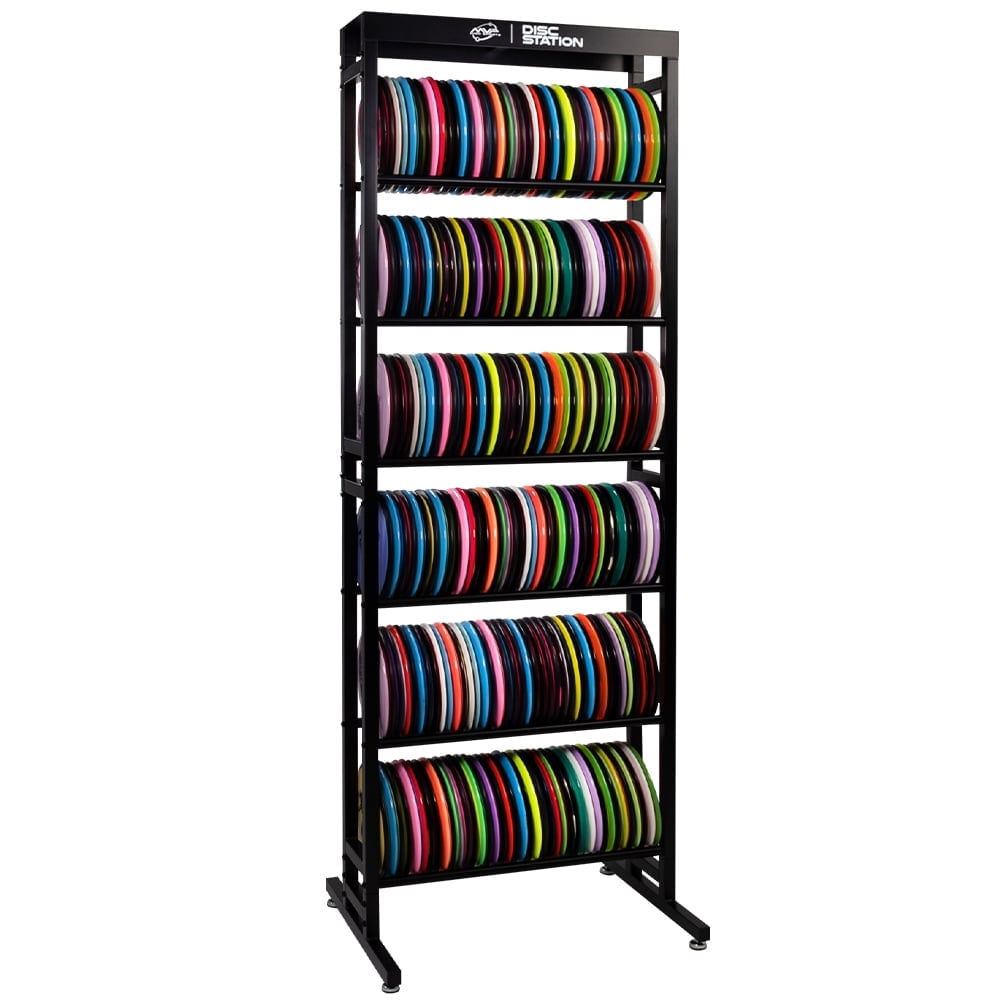 Disc Station Disc Storage Rack (6 Shelf / Black) - Walmart.com