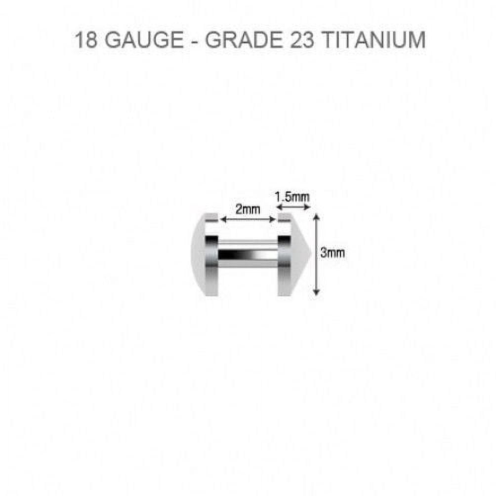 Disc Top Titanium Skin Diver Dermal Anchor Piercing Jewelry - Walmart.com