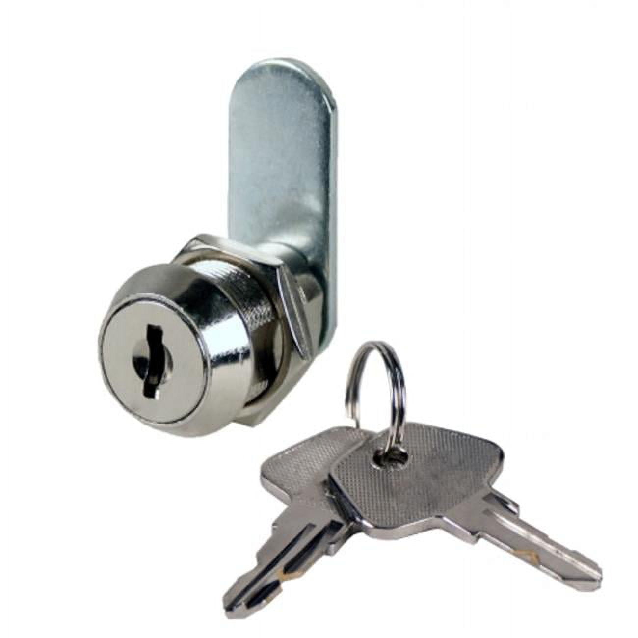 Disc Tumbler Cam Lock, 7/8" Cylinder, Keyed Different - 5 Pack ...