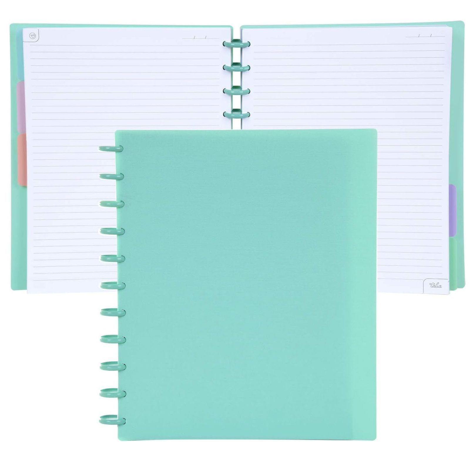 Discbound Notebooks, Planner, Customizable, (Sage Green w/Sage Green ...